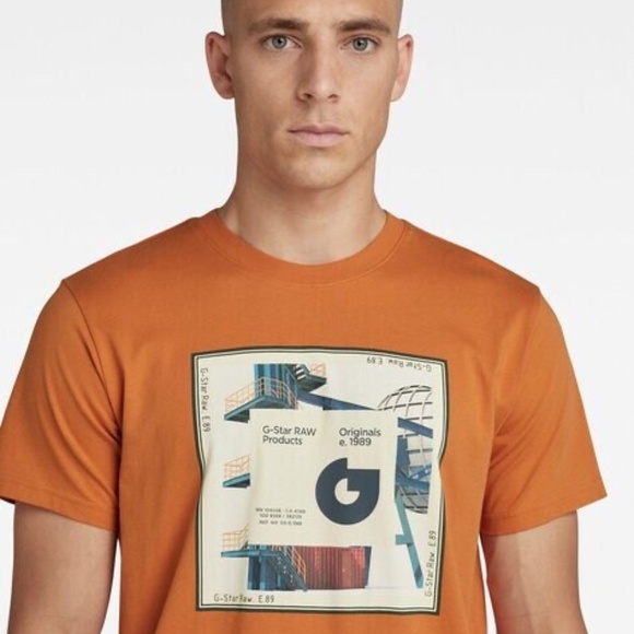 G-Star | Shirts | Gstar Fashion Limited Edition Photoprint Tshirt ...